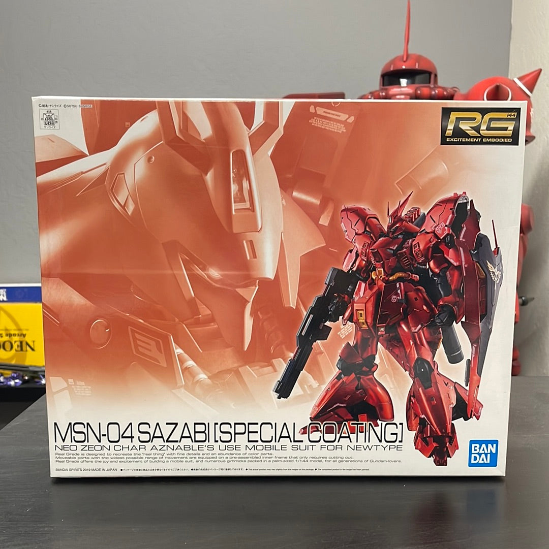 RG 1/144 SAZABI [SPECIAL COATING] – john's personal collection